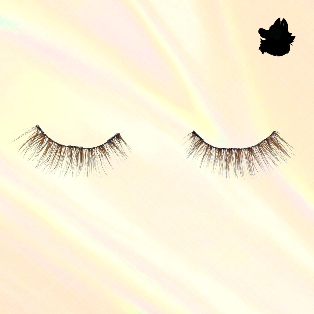 "Mocha" Brown Colored Faux Mink Magnetic Strip Lash – LoboLashes.com